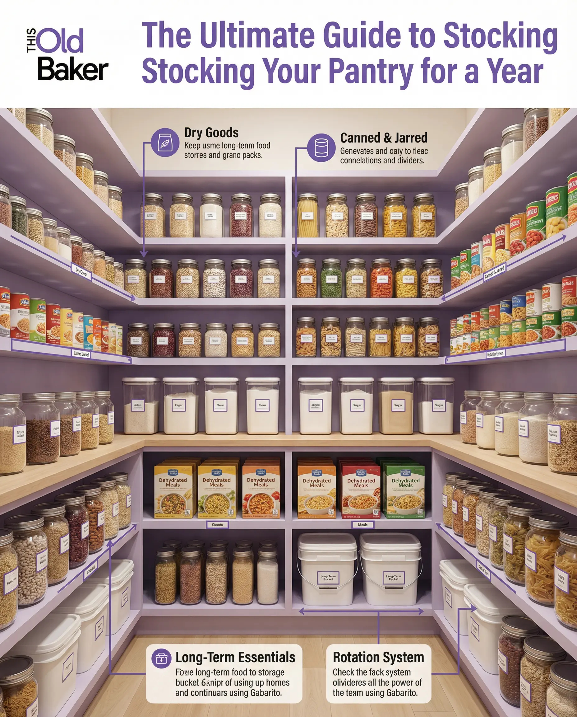 The Ultimate Guide to Stocking Your Pantry for a Year - This Old Baker