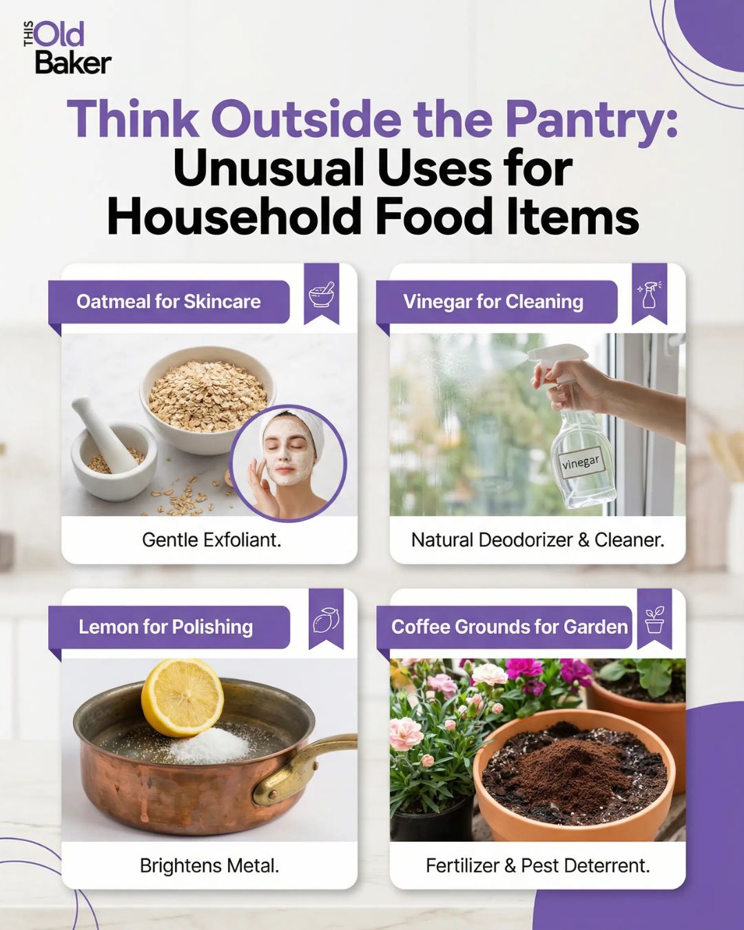 Think Outside the Pantry: Unusual Uses for Household Food Items - This ...