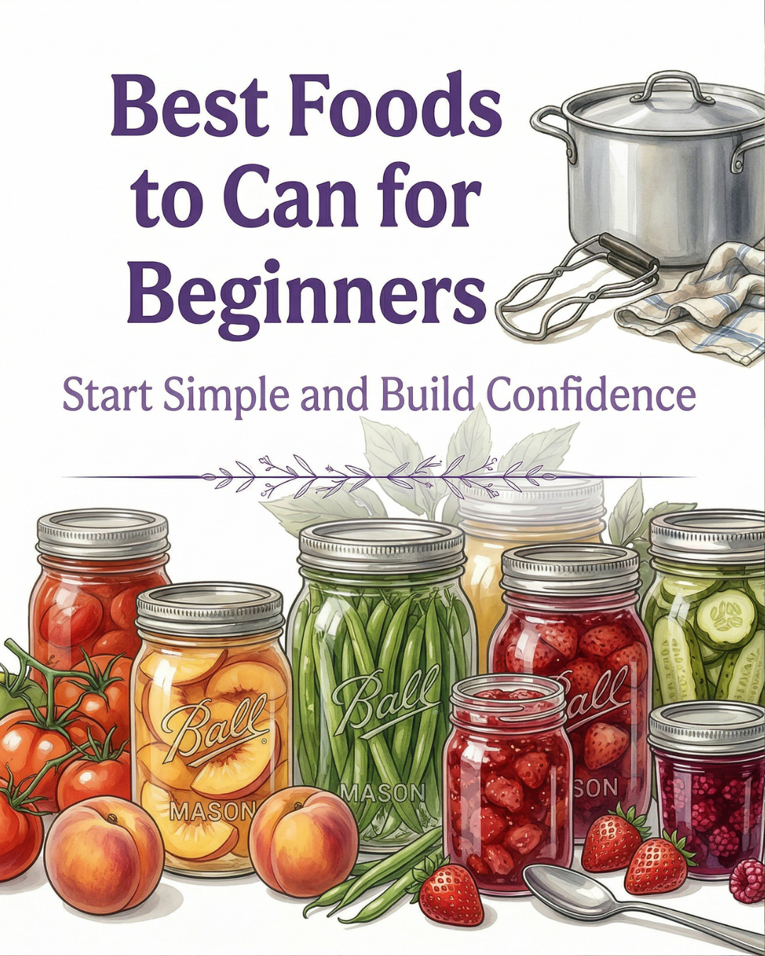 Best Foods to Can for Beginners (Start Simple and Build Confidence ...