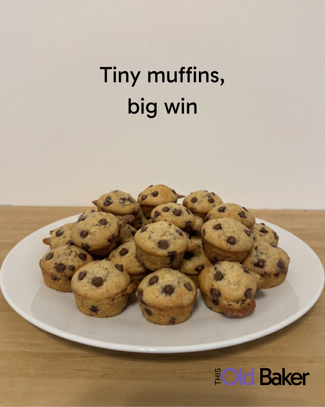 Copycat Little Bites Chocolate Chip Muffins - This Old Baker